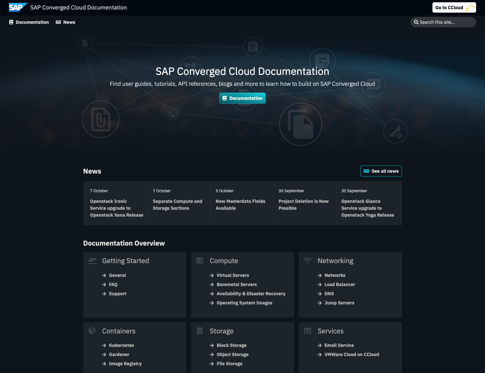 GitHub - sapcc/hugo-documentation-templater: Dokumentation skeleton build with Hugo and Docsy theme