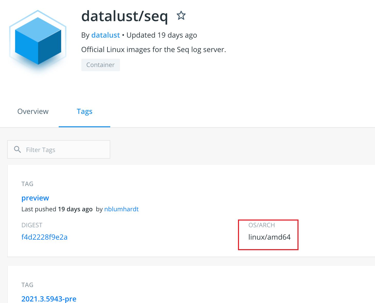 ARM64 docker image · Issue #1246 · datalust/seq-tickets · GitHub