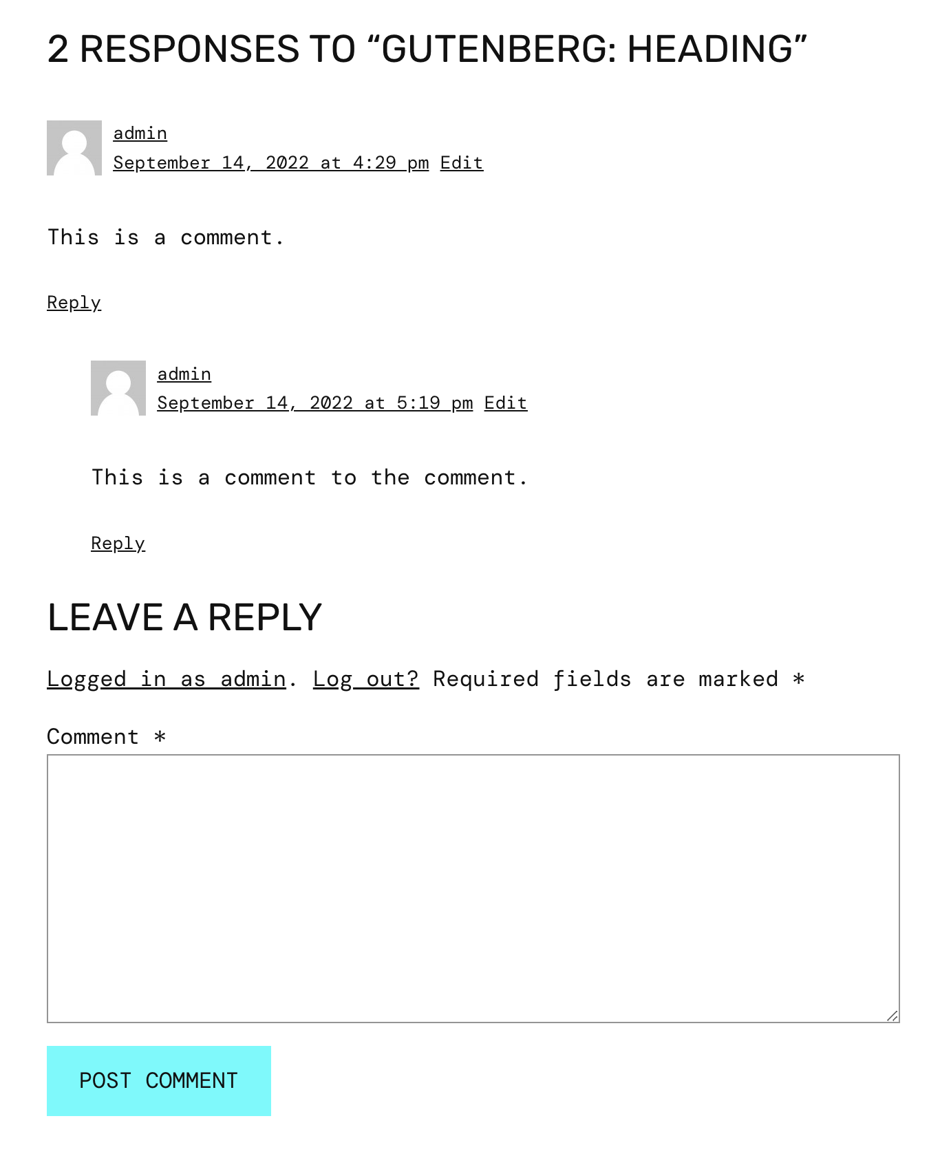 Loudness: Styles: Comments · Issue #6551 · Automattic/themes · GitHub