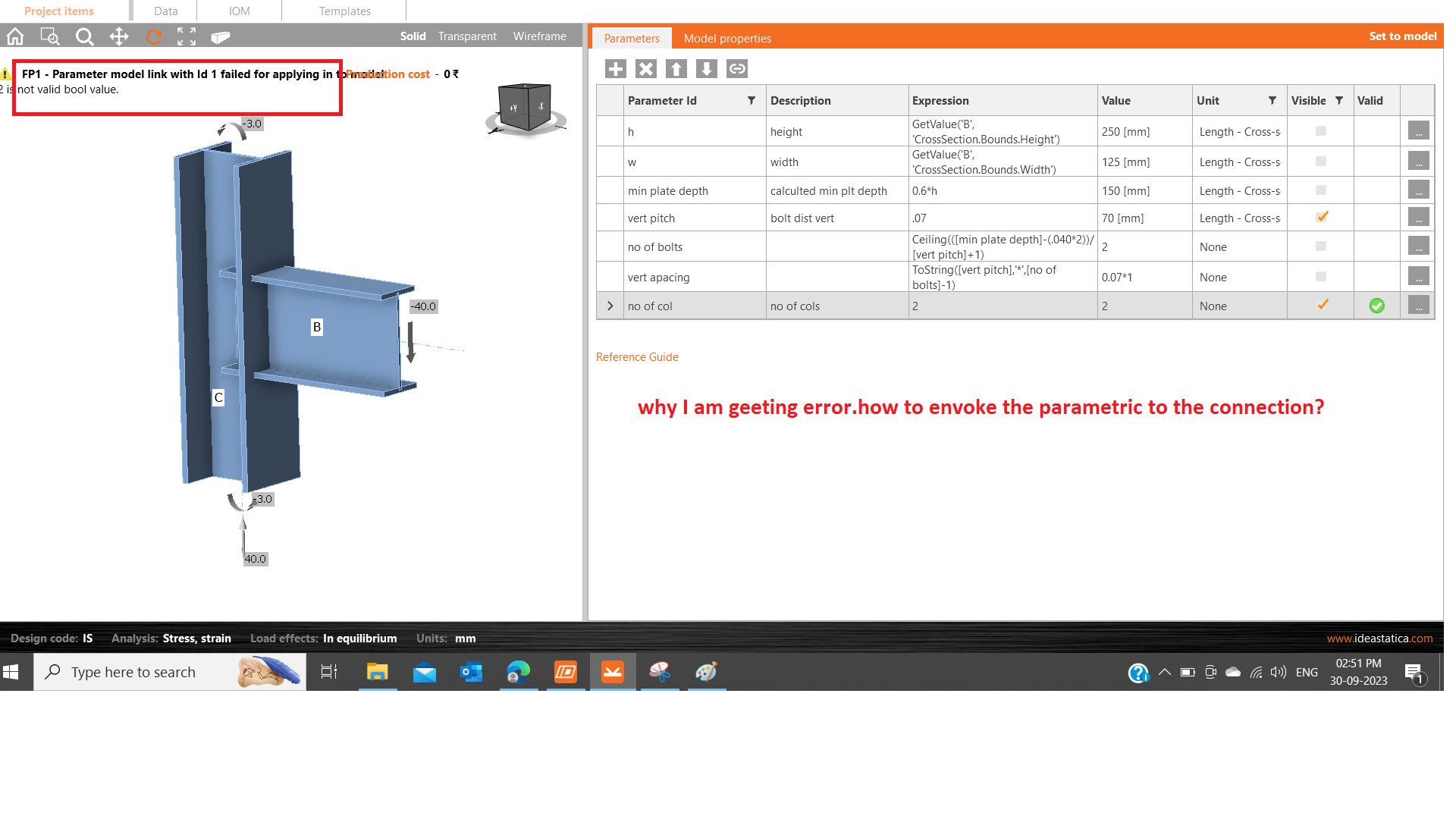Ideastatica Parameric Templates Help Idea Statica Ideastatica