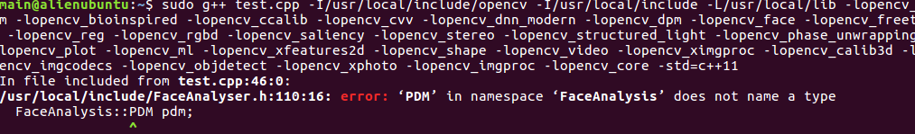 'PDM' in namespace 'FaceAnalysis' does not name a type · Issue #431 · TadasBaltrusaitis/OpenFace ...