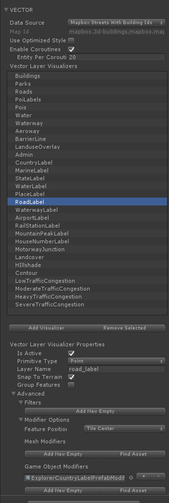 Road Names As Vectors · Issue 698 · Mapboxmapbox Unity Sdk · Github