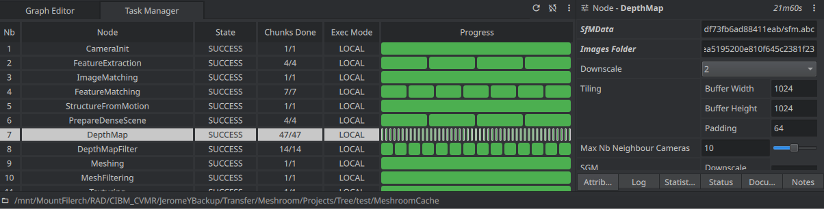 Error during the final stage of the DepthMap node · alicevision Meshroom · Discussion #2213 · GitHub