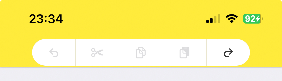 iOS copy/paste bar is available by 3-tap gesture even after TextField ...
