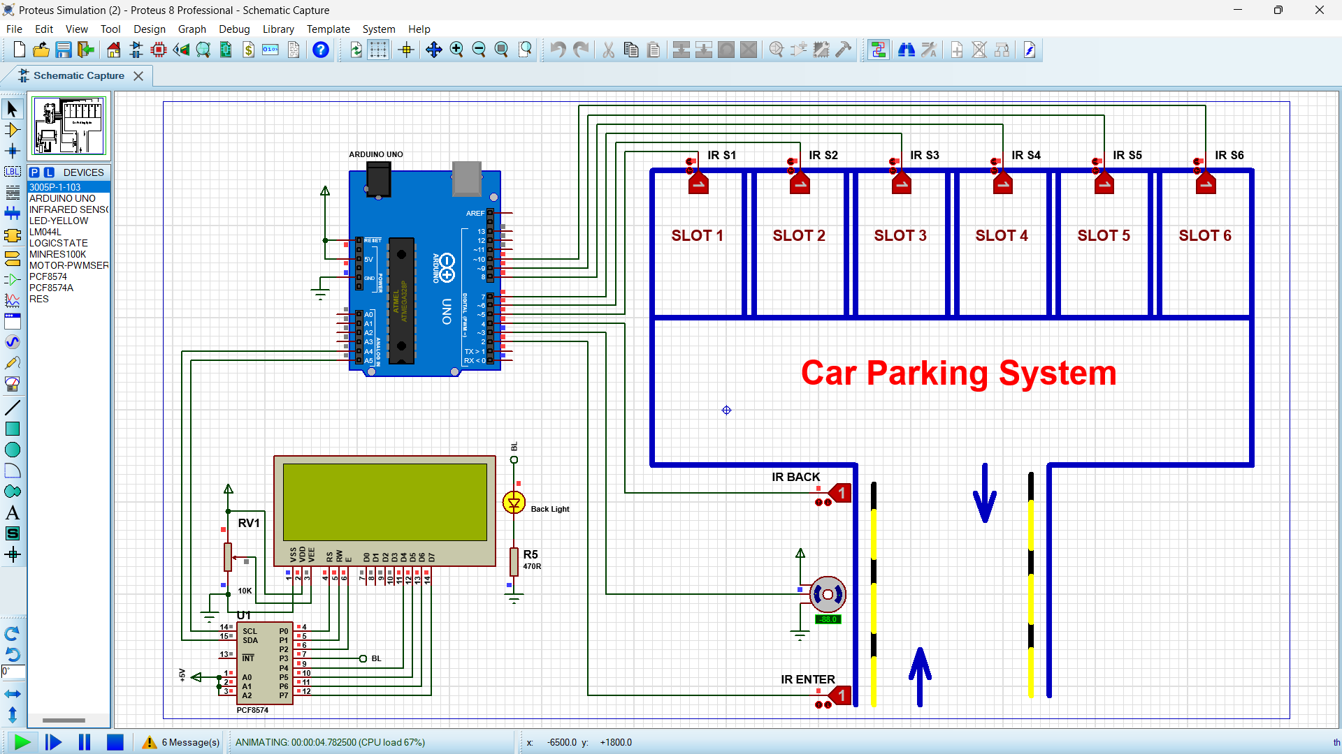 Proteus Simulation · Issue #4 · embeddedlab786/Car_Parking_System_LCD ...