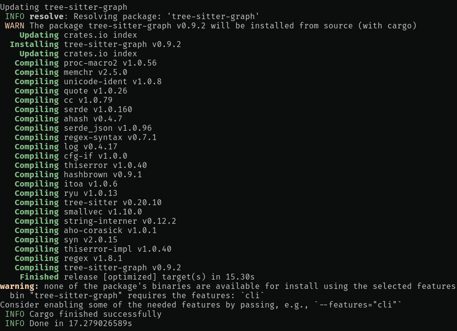 Can't update binaries that require additional features · Issue #233 · nabijaczleweli/cargo ...