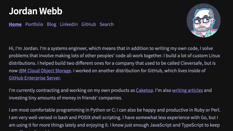 SHOWCASE: jordemort.dev · Issue #306 · withastro/astro.build · GitHub