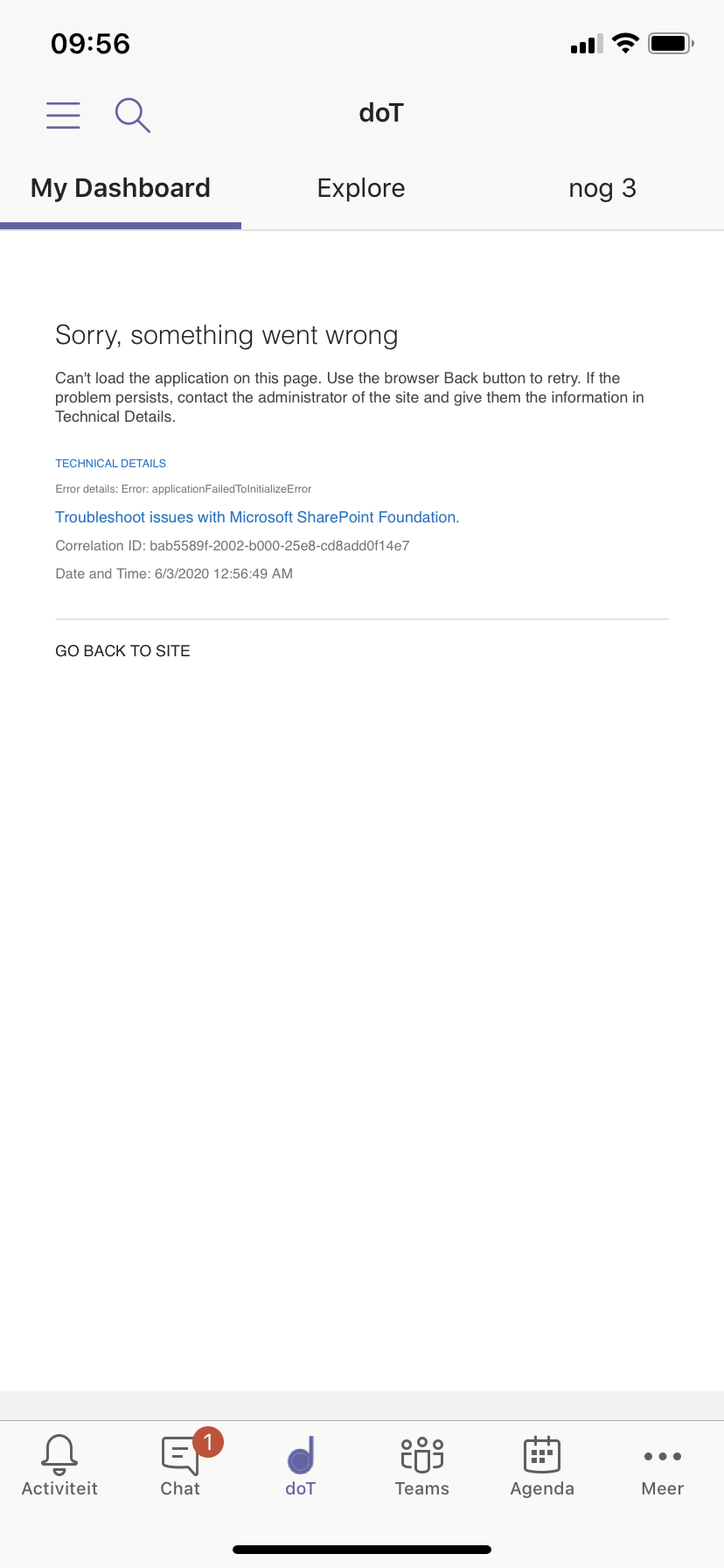Msteams Spfx Teamspersonalapp Doesnt Load In Mobile Client Showing Sp Error Page · Issue 4251