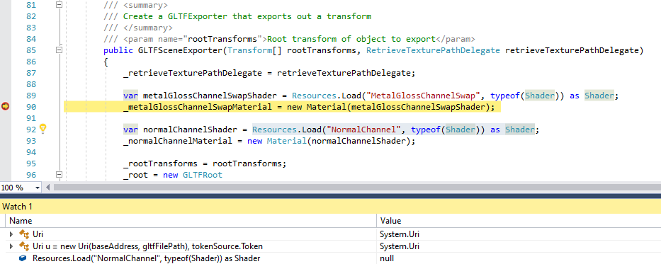 Editor Scene/Node export throws NullArgumentException · Issue #525 · KhronosGroup/UnityGLTF · GitHub