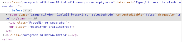 [Bug] Slash menu text appears under images · Issue #297 · Milkdown/milkdown · GitHub