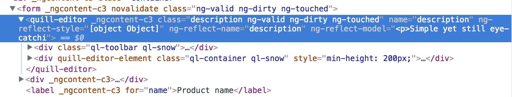 Editor is not visible at certain condition · Issue #68 · KillerCodeMonkey/ngx-quill · GitHub