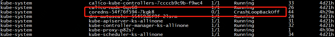 coredns经常无故CrashLoopBackOff · Issue #669 · kubesphere/kubesphere · GitHub