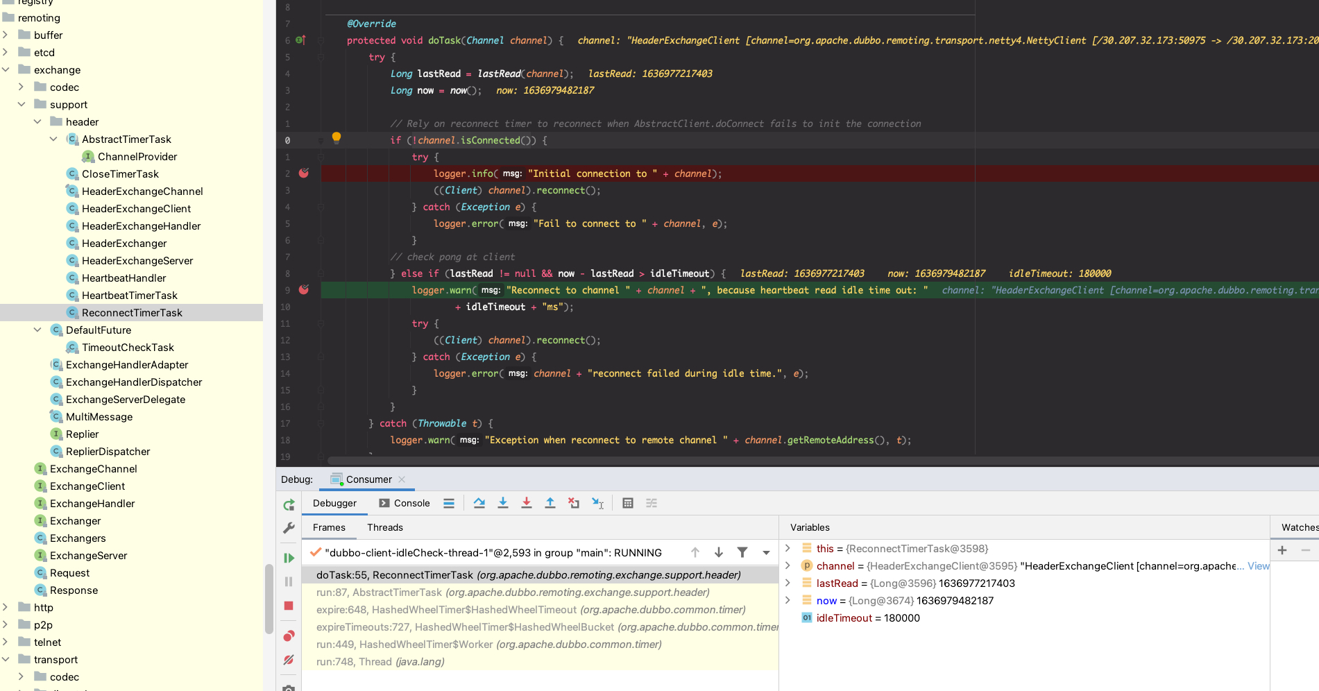dubbo心跳超时重连bug · Issue #9278 · apache/dubbo · GitHub