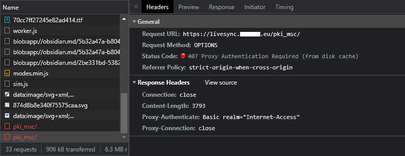Proxy Authentication Required · Issue #118 · vrtmrz/obsidian-livesync · GitHub