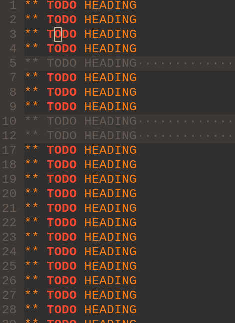 Folding works incorrectly · Issue #105 · nvim-orgmode/orgmode · GitHub