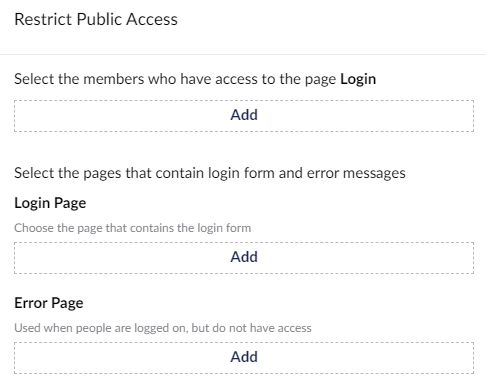 Adding public access can soft lock the CMS · Issue #13008 · umbraco/Umbraco-CMS · GitHub