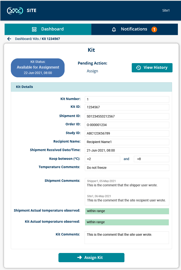 [SITE] Implement Assign Kit · Issue #449 · PharmaLedger-IMI/csc-workspace-main · GitHub