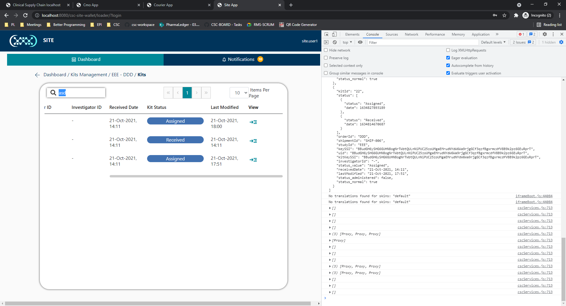 [Site-Kits] Search action without results does not update the view. · Issue #471 · PharmaLedger ...