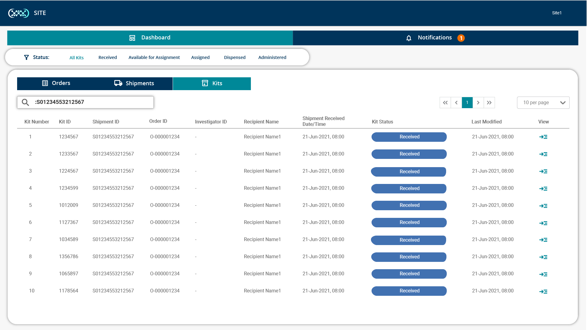 [SITE] Implement filtering by kits status · Issue #476 · PharmaLedger-IMI/csc-workspace-main ...