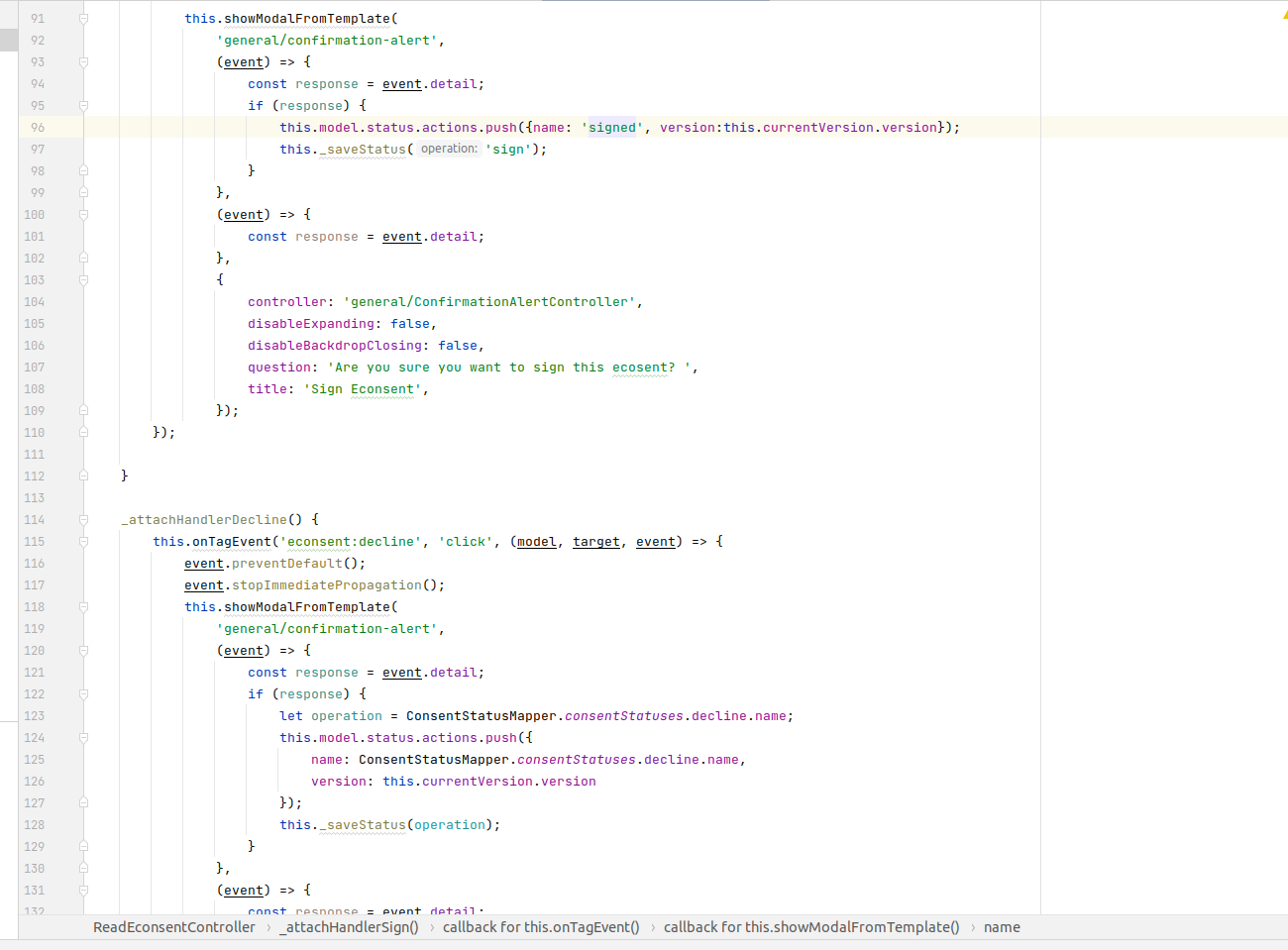 Inconsistent usage of ConsentStatusMapper · Issue #406 · PharmaLedger-IMI/eco-iot-pmed-workspace ...