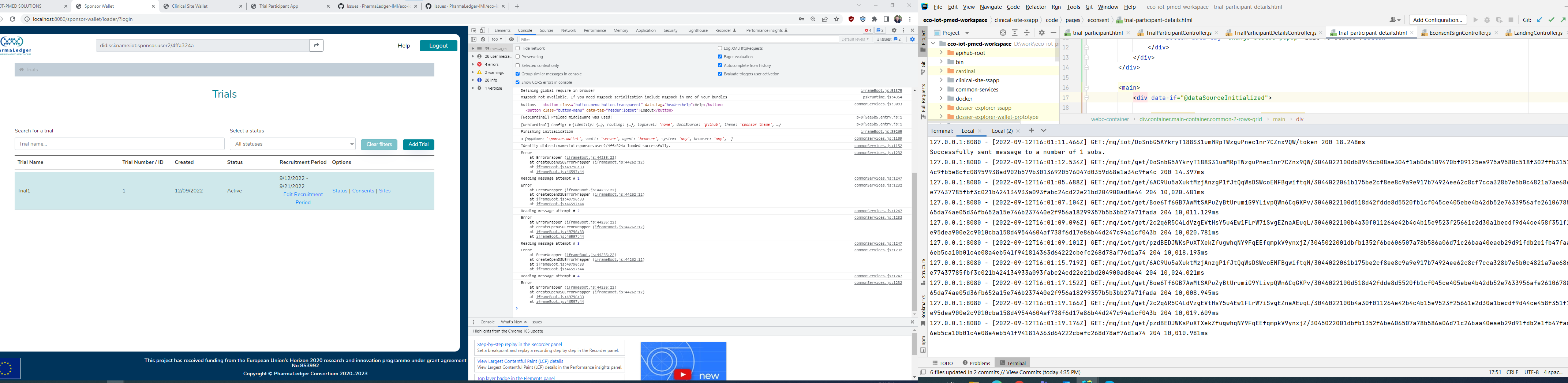 Strange communication error on Sponsor · Issue #468 · PharmaLedger-IMI/eco-iot-pmed-workspace ...