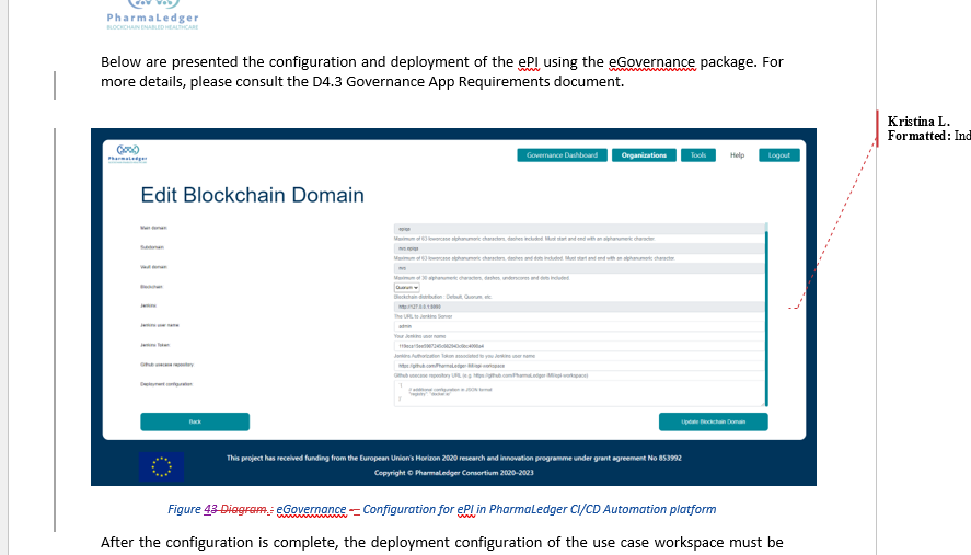 D2.9. Change screenshots from Governance using the Demiurge Governance · Issue #839 ...