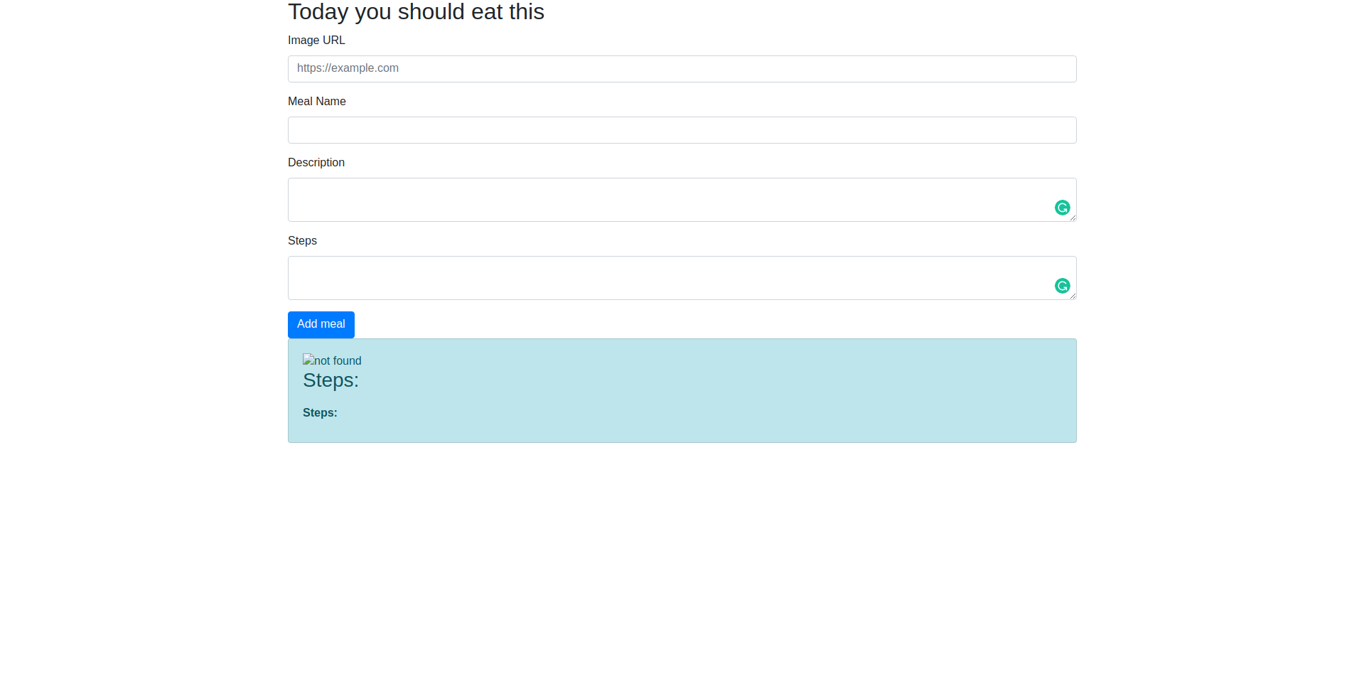 just try to submit an empty form · Issue #35 · GroceriStar/onboarding-features · GitHub