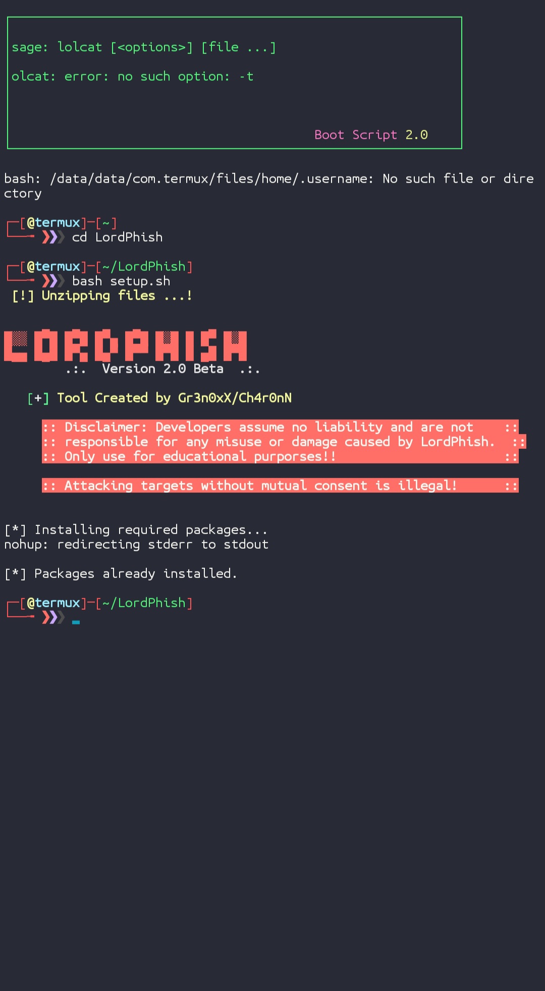 GitHub - MRAvarvokiranshare/Fshing: یک ابزار فشینگ کامل برای تمام آپ ها