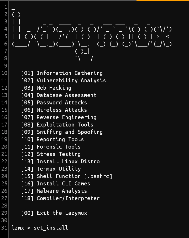 GitHub - MRAvarvokiranshare/Lazymux: اکثر ما در نصب تکی ابزارها تنبلی میکنیم و حوصله کافی برای ...
