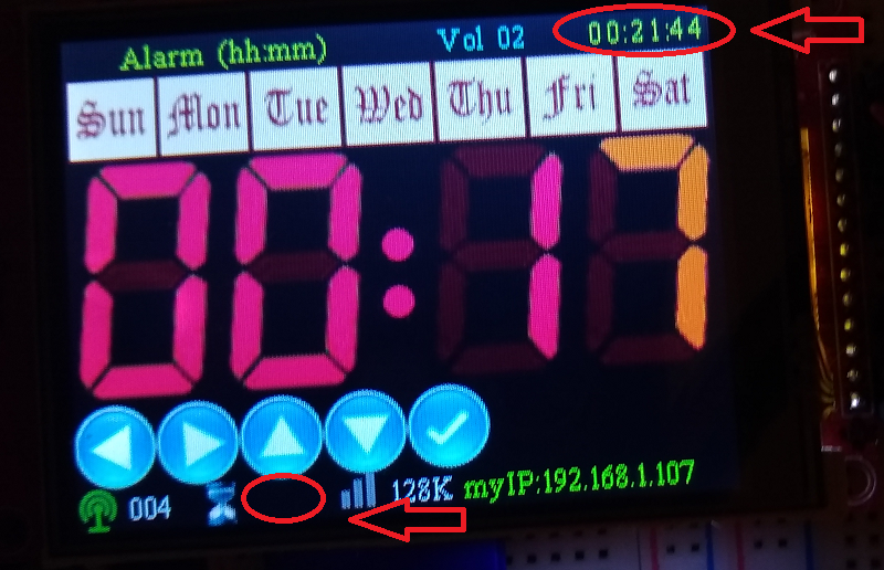 Hh Mm Ss Time In Top Header Does Not Increment In Alarm Set Mode · Issue 237 · Schreibfaul1