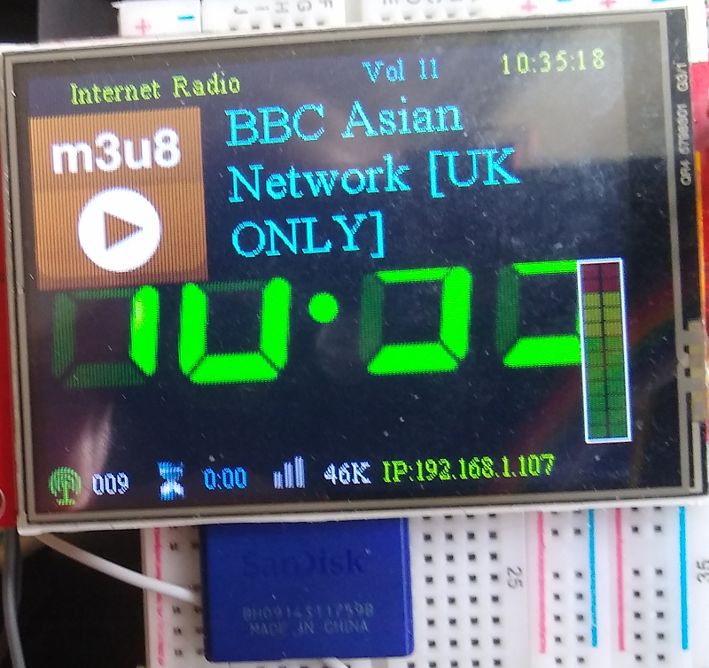 When In Clock Mode And Press Station Updown On Ir Remote Screen Is Messy · Issue 246 