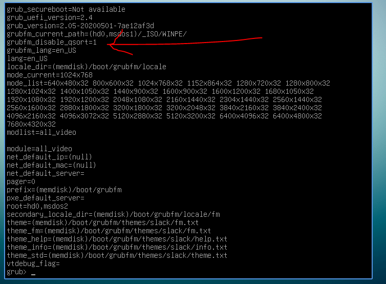 F4 - disable alphabetical sorting no longer works · Issue #199 · a1ive/grub2-filemanager · GitHub