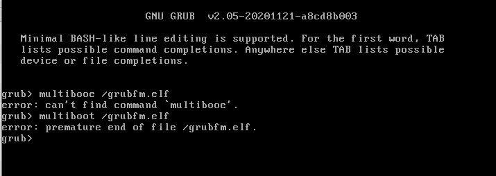 grubfm.iso now boots to grub2 console - no menu · Issue #292 · a1ive/grub2-filemanager · GitHub