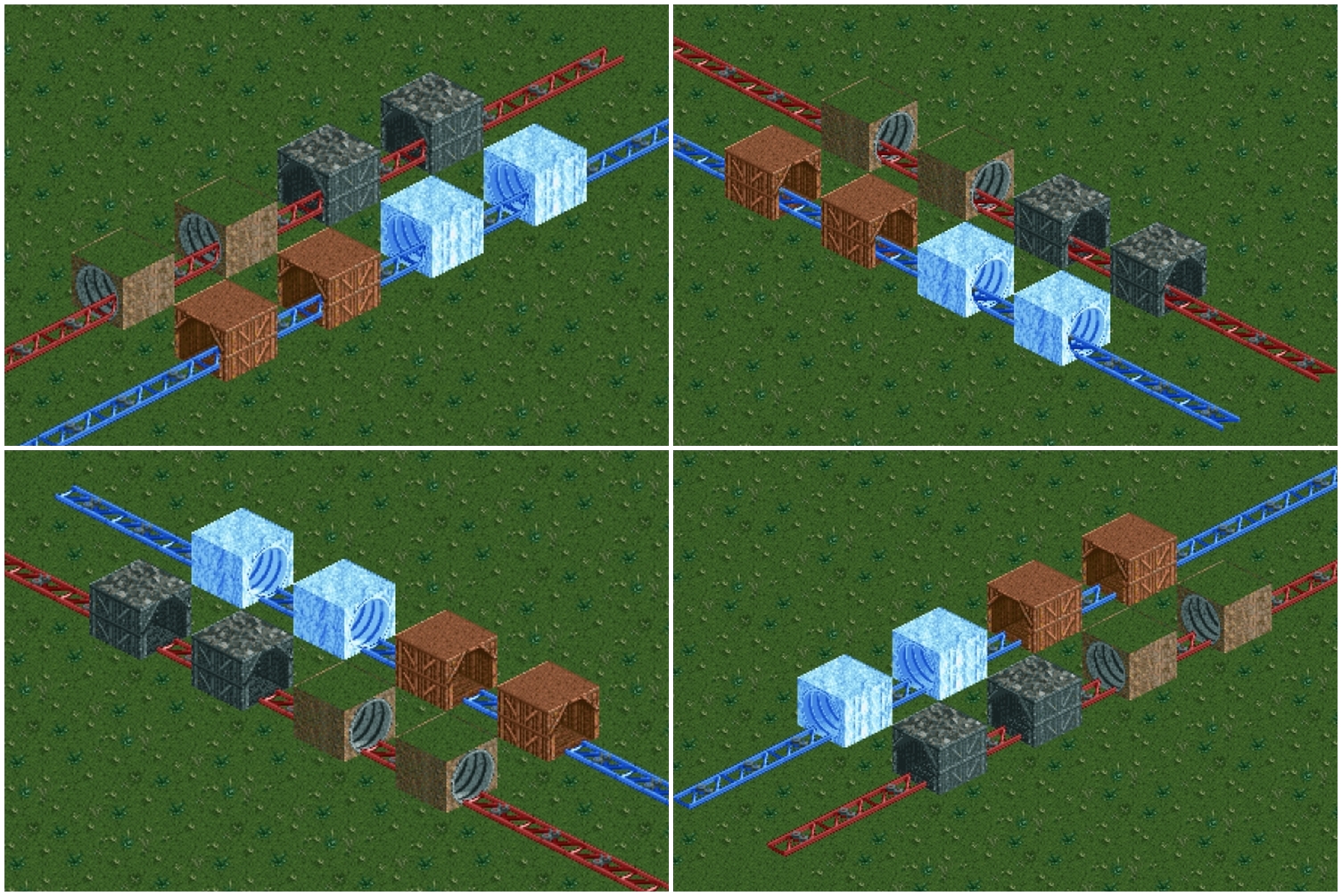 Tunnel booster pieces for the Junior Roller Coaster don't render correctly · Issue #20848 ...