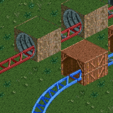 Tunnel booster pieces for the Junior Roller Coaster don't render correctly · Issue #20848 ...