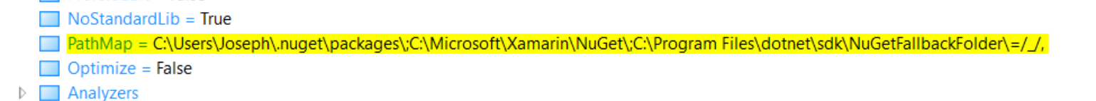 Pathmap does not seem to be working, resulting in determinism failure · Issue #15321 · dotnet ...