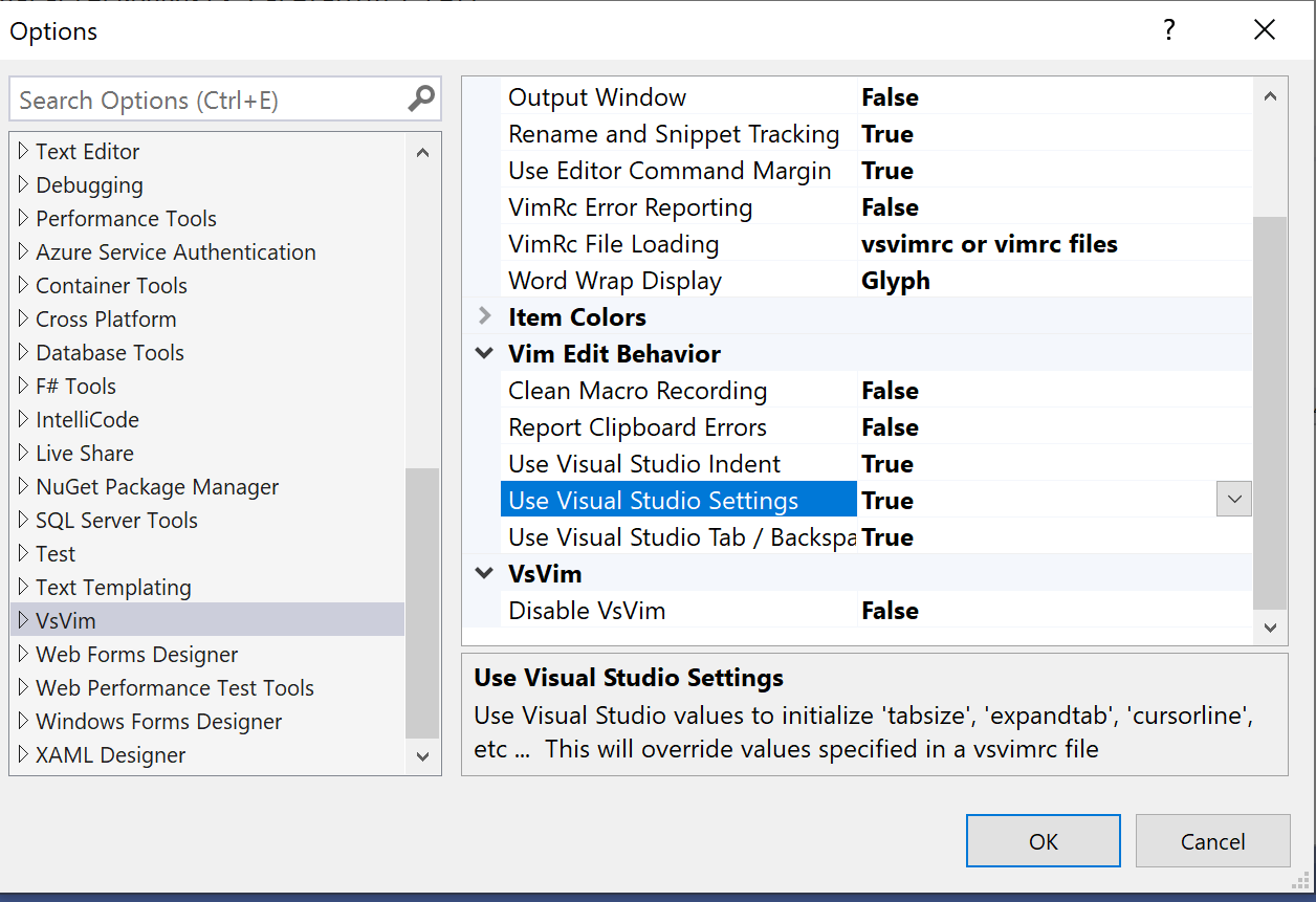 new release has two line number with relativenumber · Issue #2759 · VsVim/VsVim · GitHub