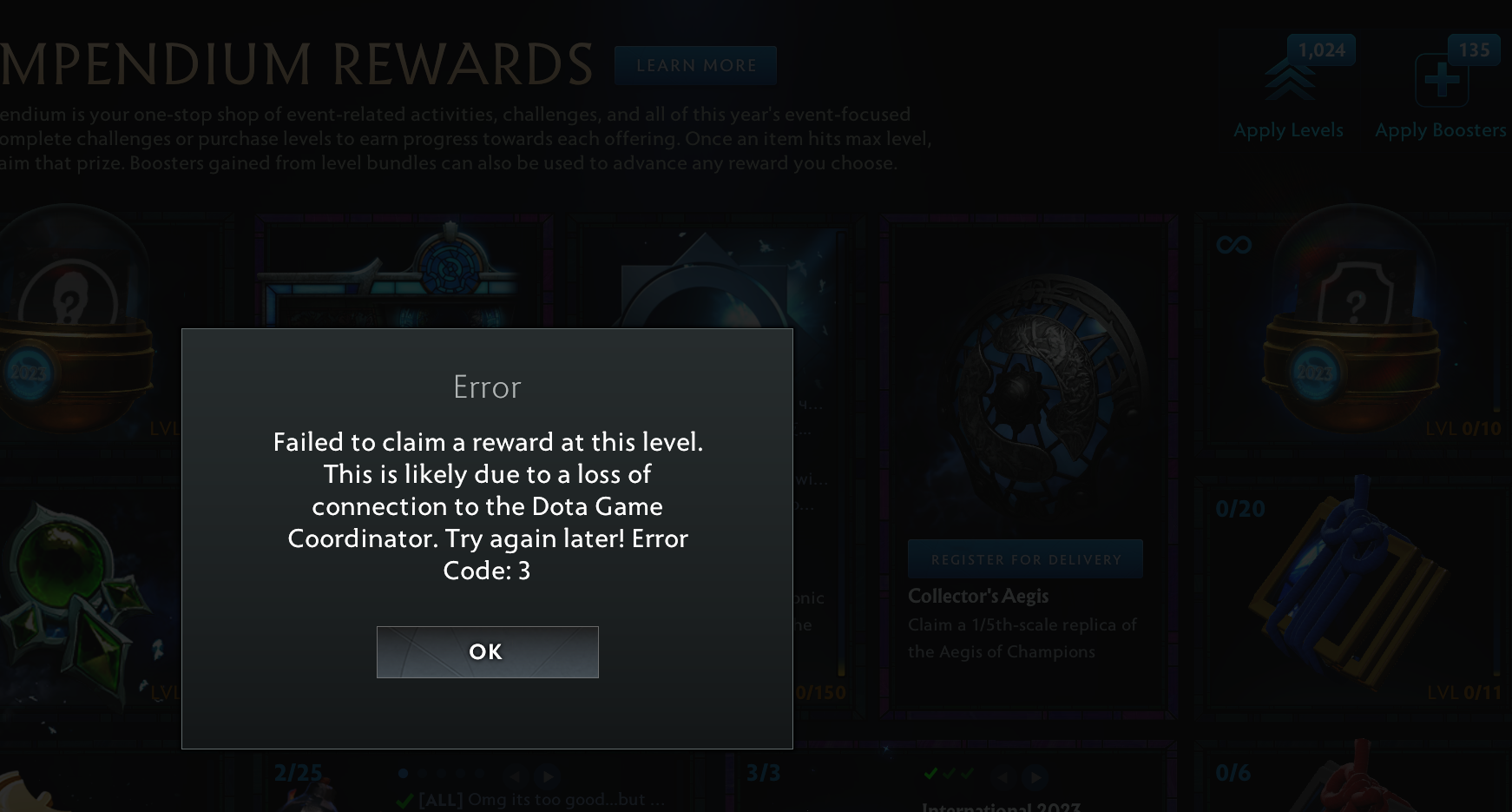 Compendium not able to apply the levels · Issue #12509 · ValveSoftware/Dota2-Gameplay · GitHub