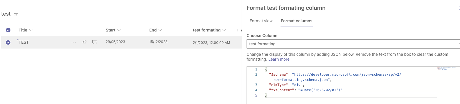 Gantt Chart column view wrong formula · Issue #724 · pnp/List-Formatting · GitHub