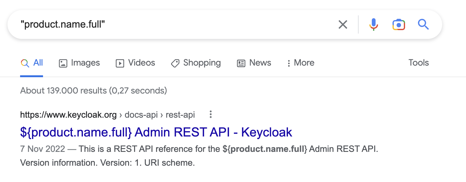 Titleheader Of Admin Rest Api Page Incorrectly Shows Placeholder · Issue 16067 · Keycloak