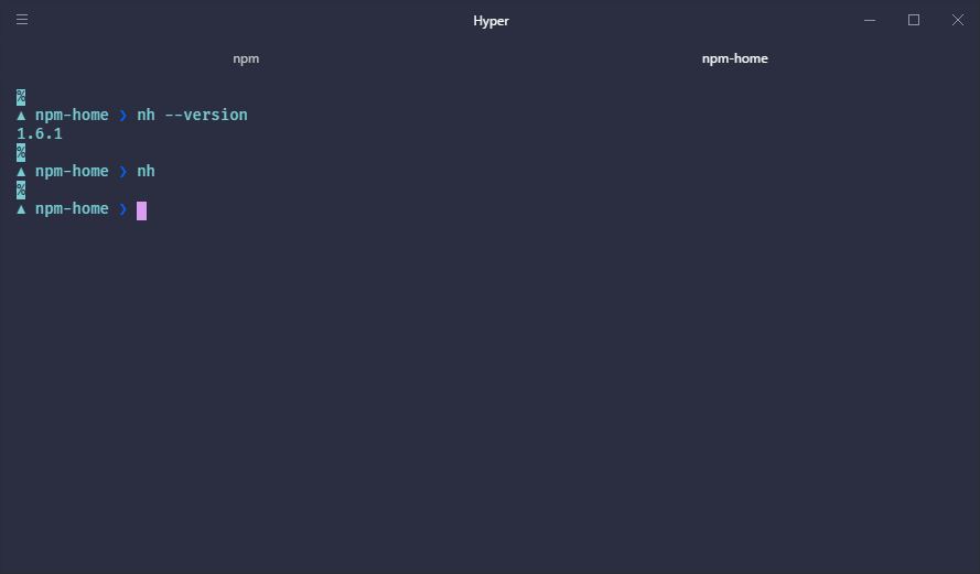 Do something nicer when no argument is provided · Issue #8 · sindresorhus/npm-home · GitHub