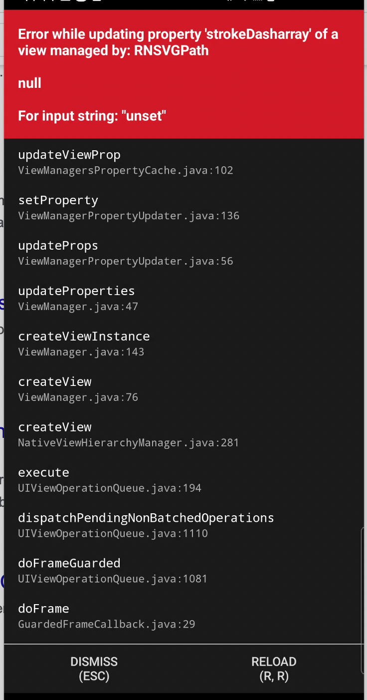 React Native Android error when using SparkLineChart · Issue #1082 · Shopify/polaris-viz · GitHub