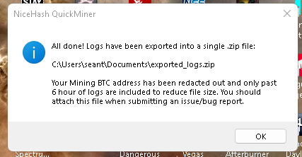 [BUG] · Issue #961 · nicehash/NiceHashQuickMiner · GitHub