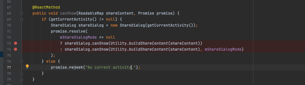 Android share link to Facebook profile crash app · Issue #212 ...