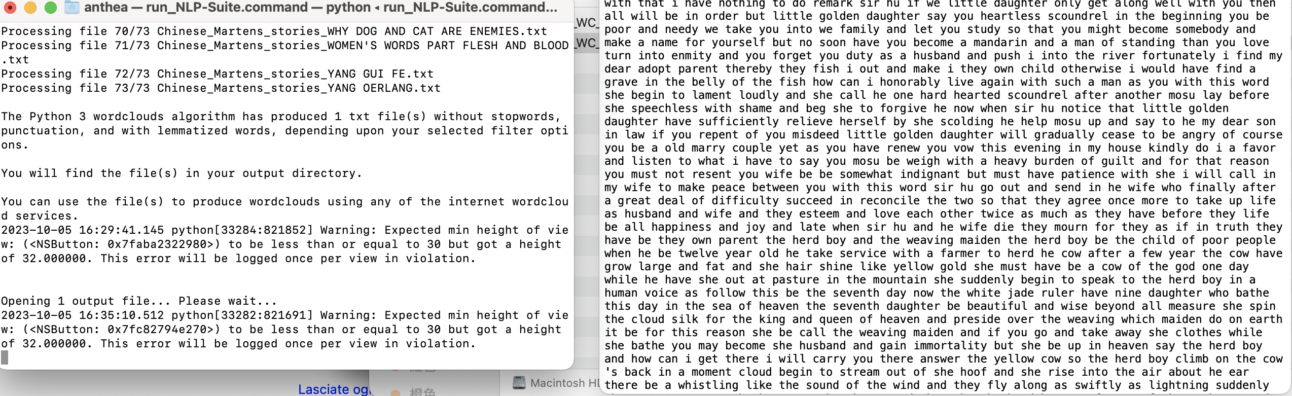 wordcloud w/o stopwords option · Issue #1213 · NLP-Suite/NLP-Suite · GitHub