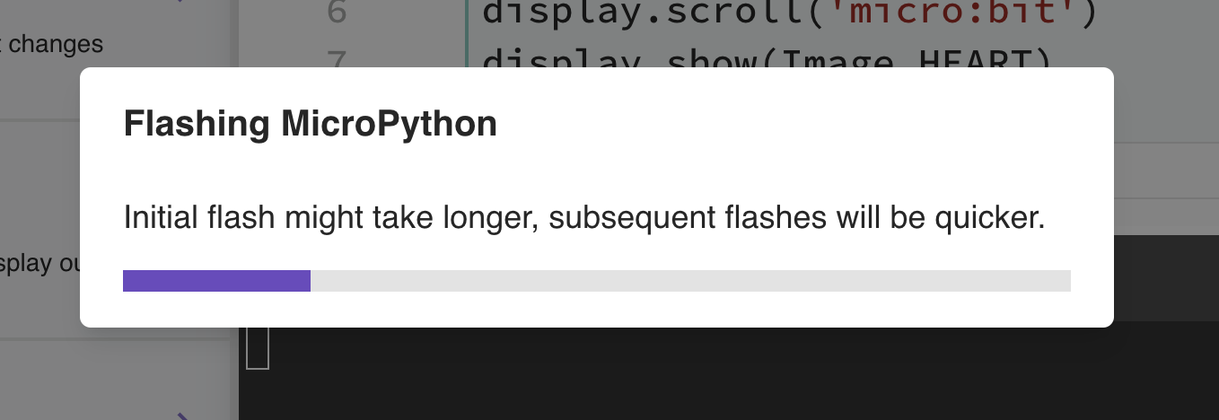 Use the chance to explain flashing on the first flash dialogue · Issue #718 · microbit ...