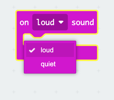 way for the simulator to detect short sharp sounds (eg clap/loud) without using the slider ...