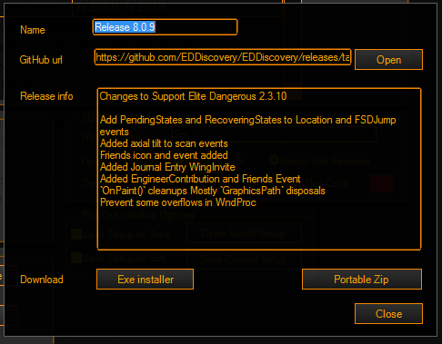 ED Discovery not downloading/updating. · Issue #1109 · EDDiscovery ...