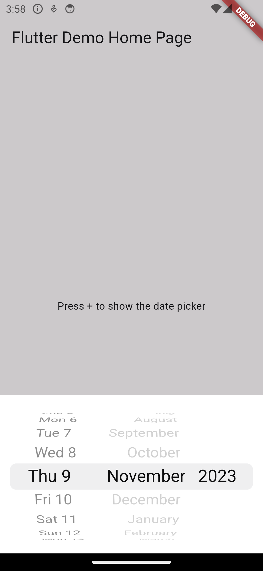 CupertinoDatePicker - Non-selectable days are not greyed out. · Issue #136179 · flutter/flutter ...