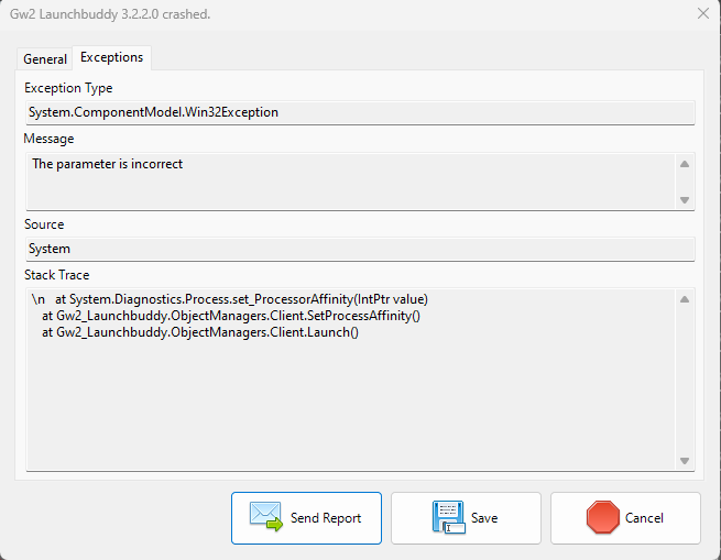 v3.2.2 - Parameter is Incorrect on Launch of Accounts · Issue #402 ...